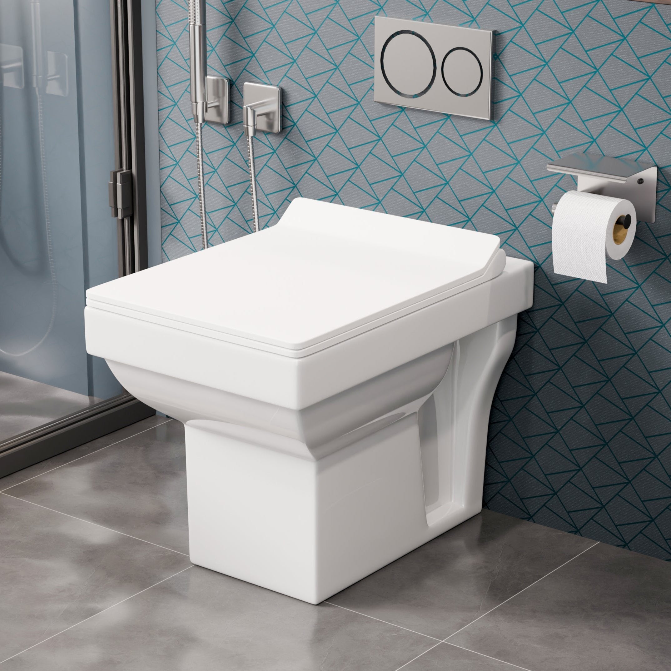 InArt EWC S Trap Ceramic Floor Mounted European Western Water Closet T ...