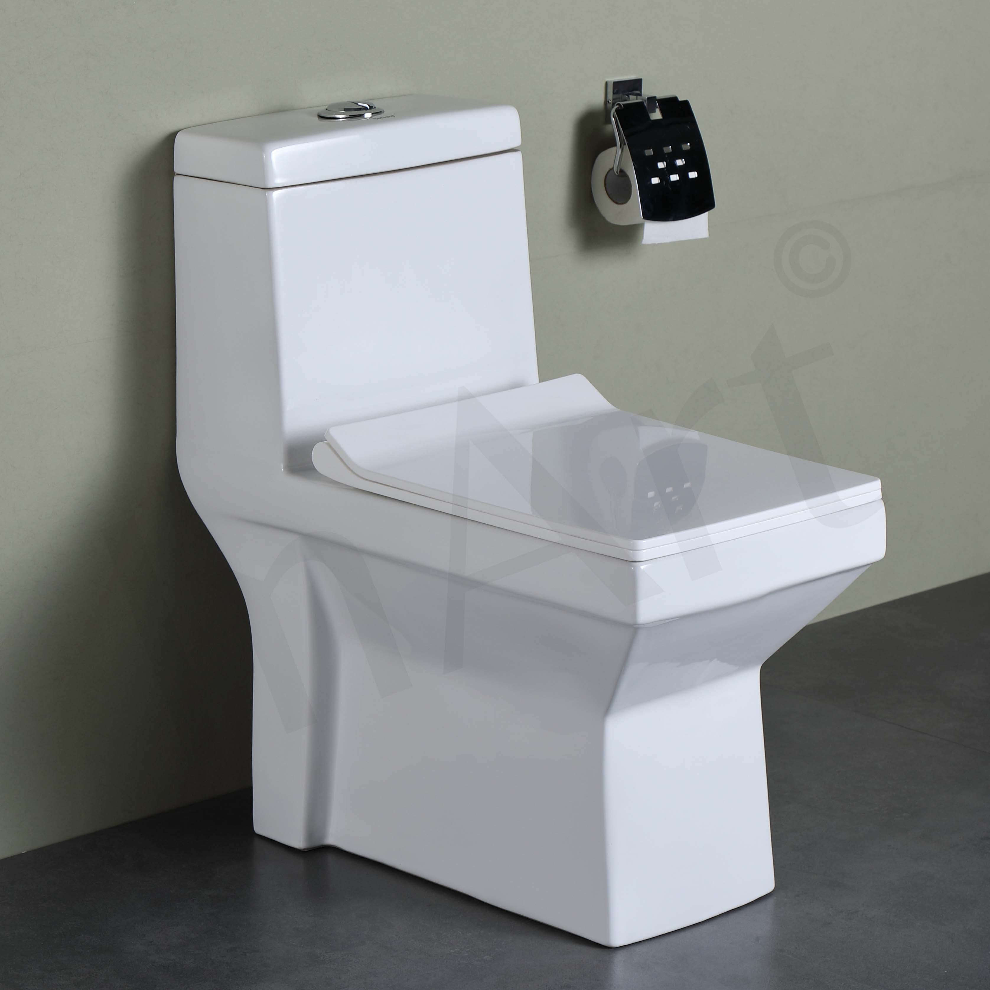 InArt Ceramic P-Trap Floor Mounted European Water Closet | Contemporar