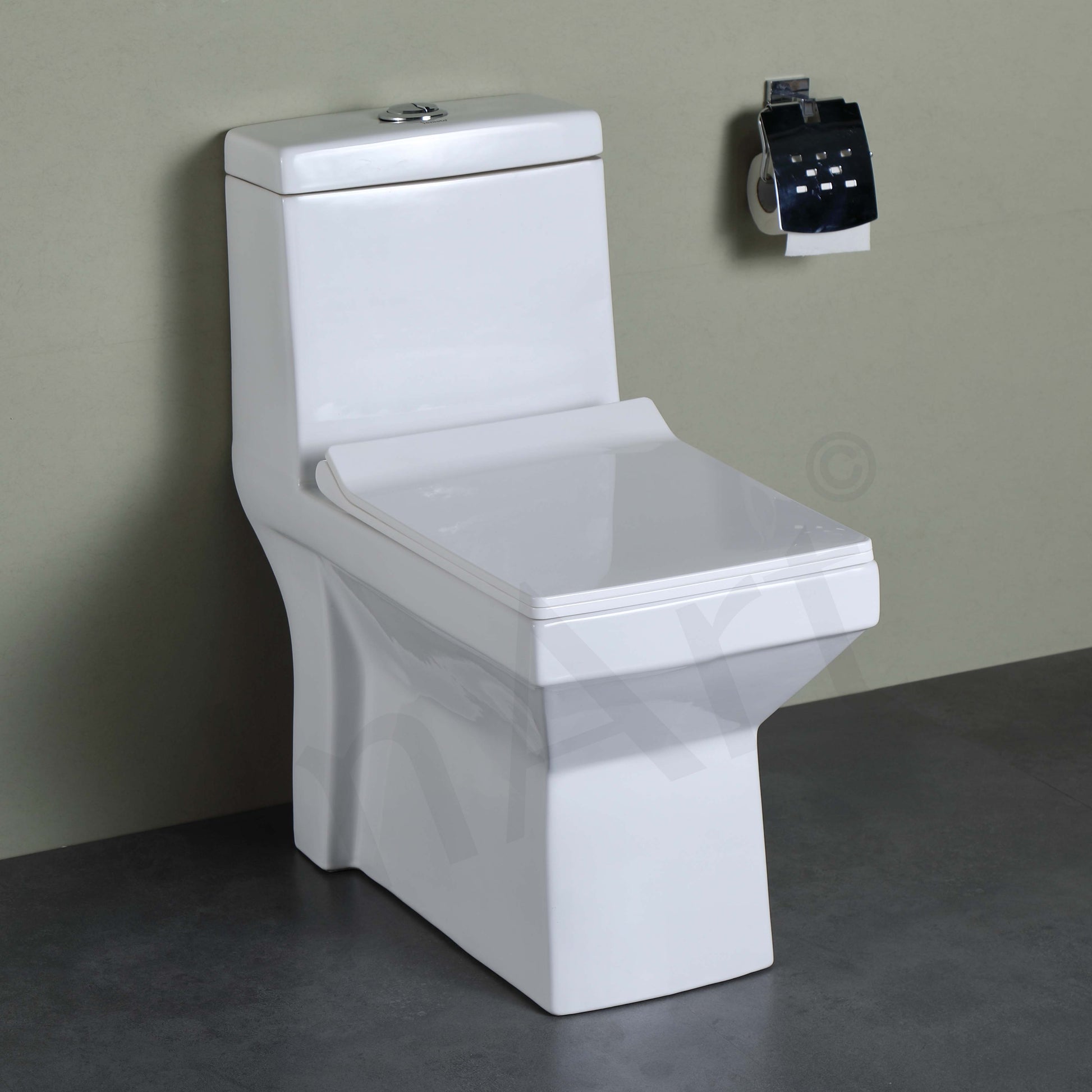 InArt Ceramic P-Trap Floor Mounted European Water Closet | Contemporar