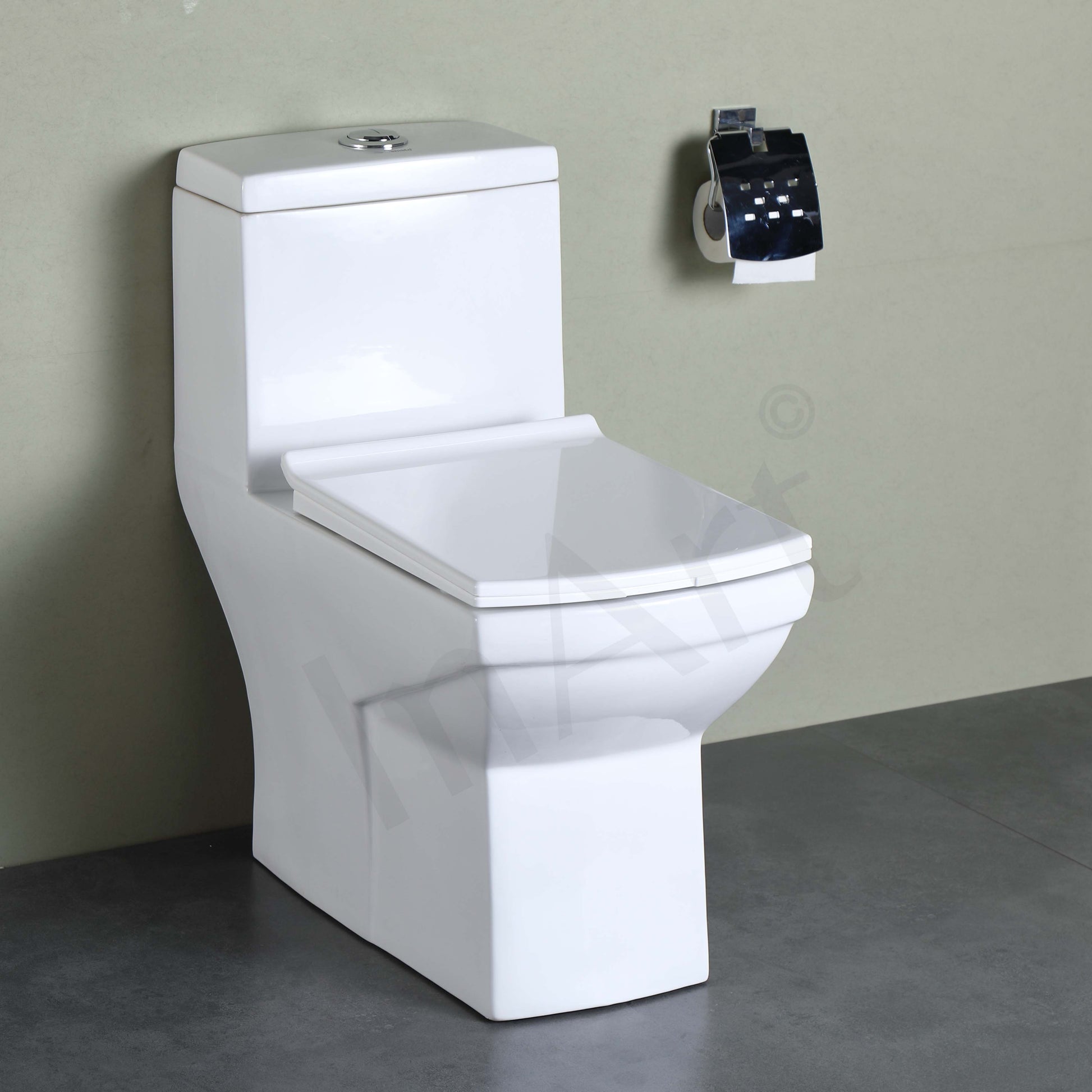 InArt Ceramic Floor Mounted European Water Closet | Western Toilet Com