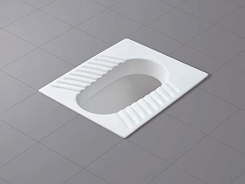 InArt Ceramic Sanitaryware Indian City Pan Toilet/Orissa Pan for Bathr ...