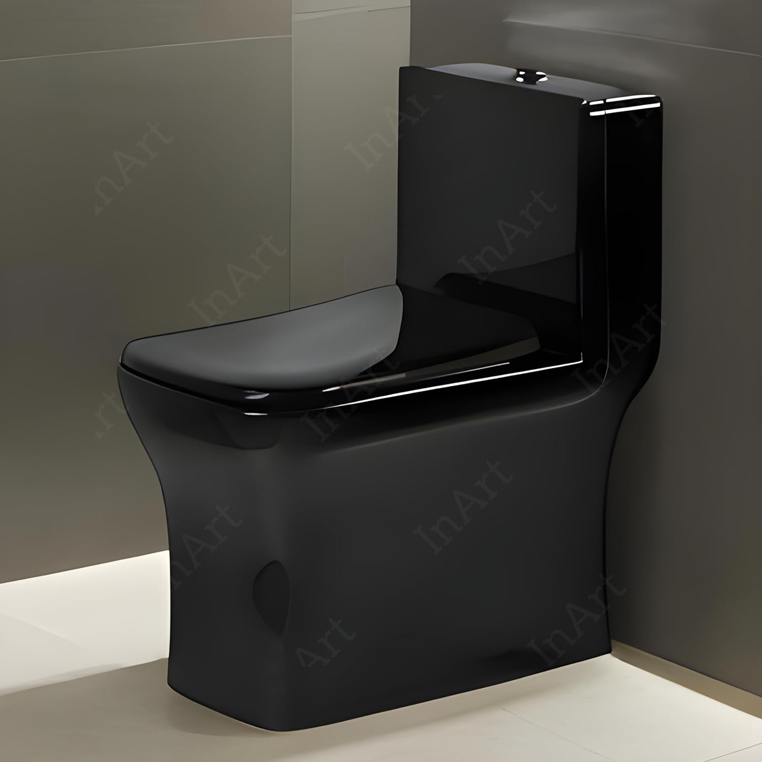 InArt Ceramic One Piece Western Toilet Commode - European Commode Wate ...
