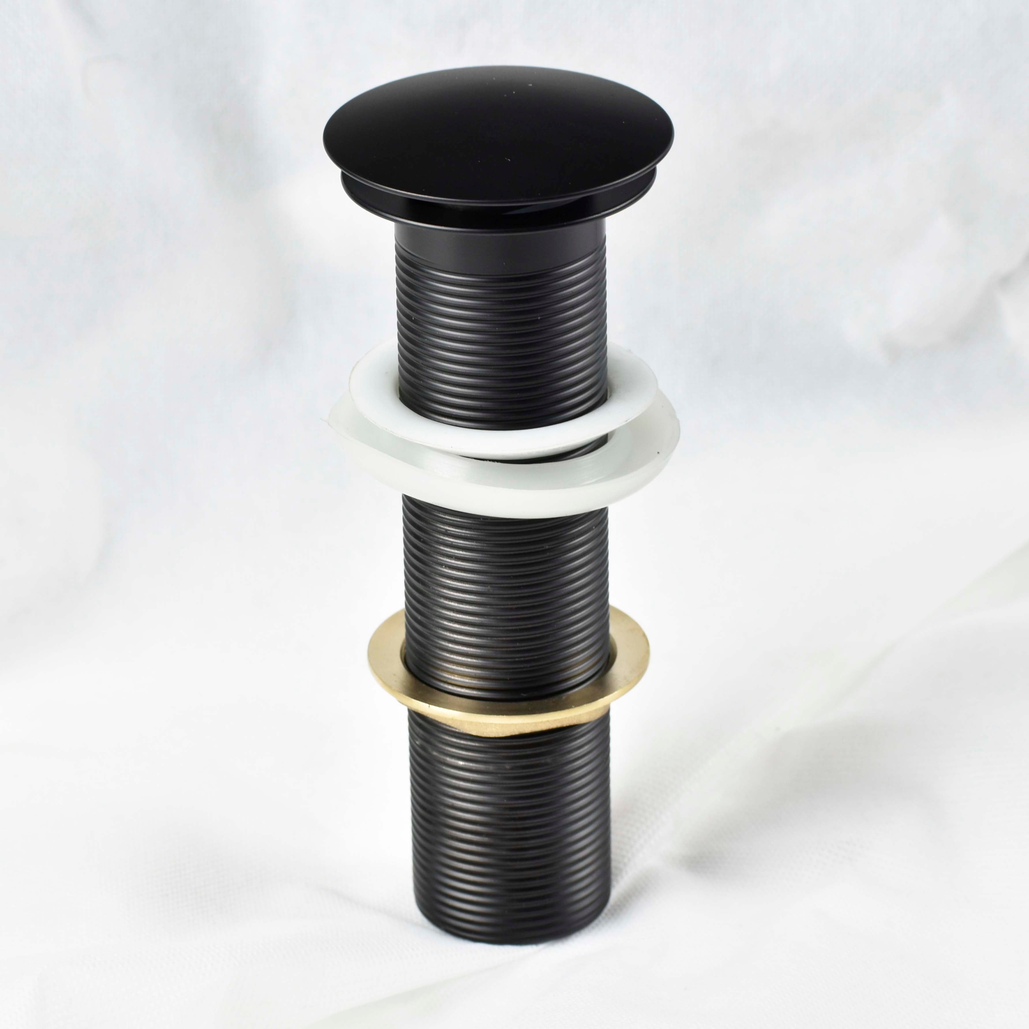 InArt Brass Full Threaded Pop Up Waste Coupling 32 MM 7", Brass Top Bl ...