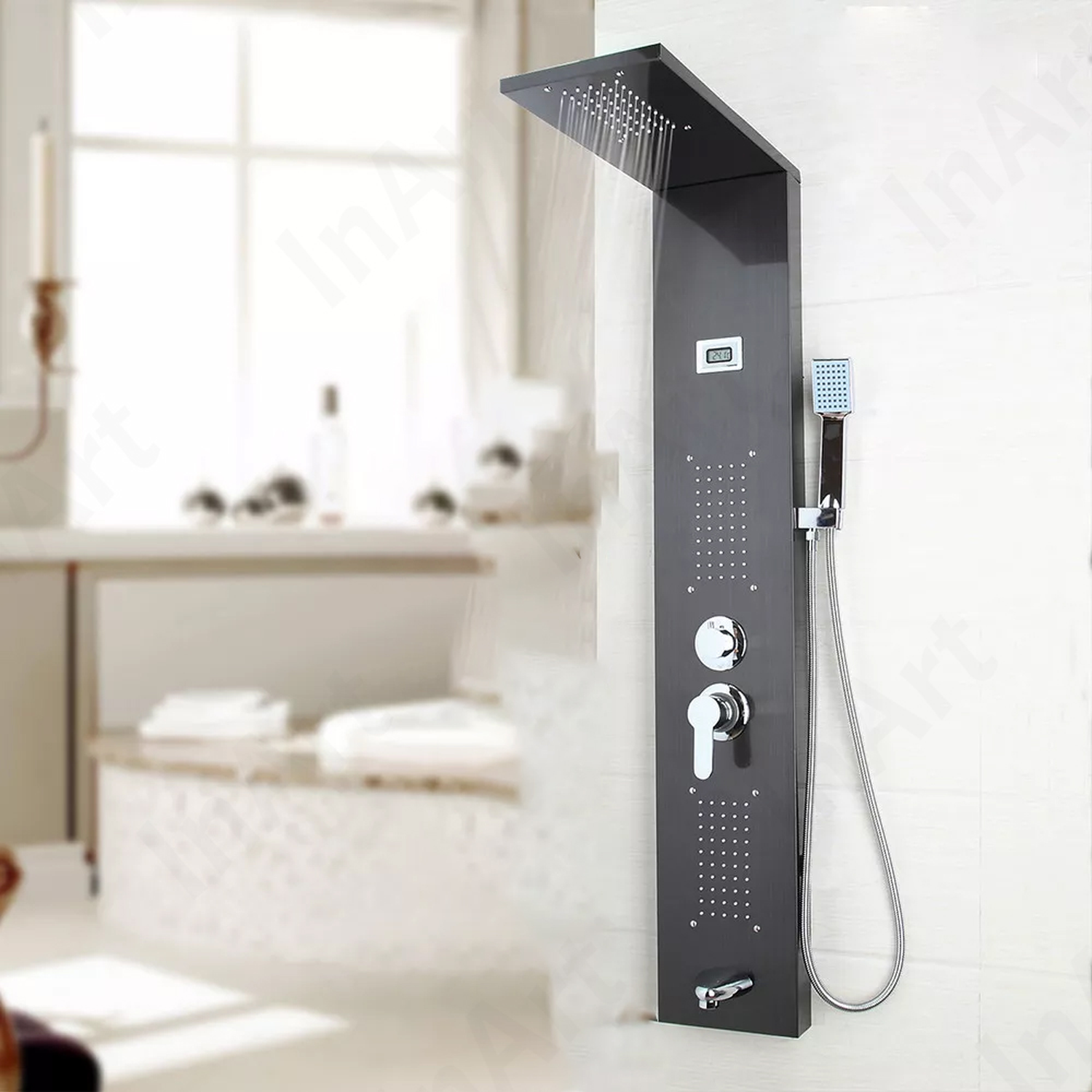 Shower Wall Panel Systems ZeeCry Shower Panel Stainless Steel Shower