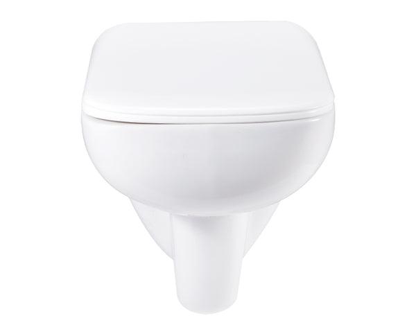 Cera Campbell Rimless Wall Hung Toilet WC Commode with Slim Soft Close ...