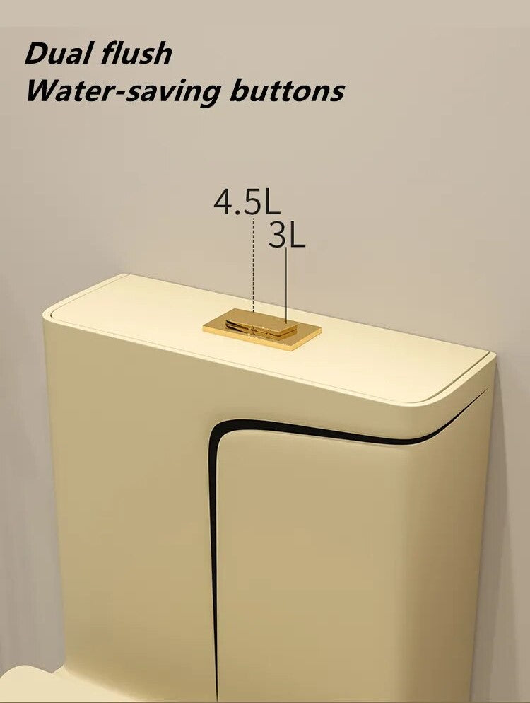 InArt One Piece Toilet Commode Rimless Syphonic - Ceramic Western Toil ...