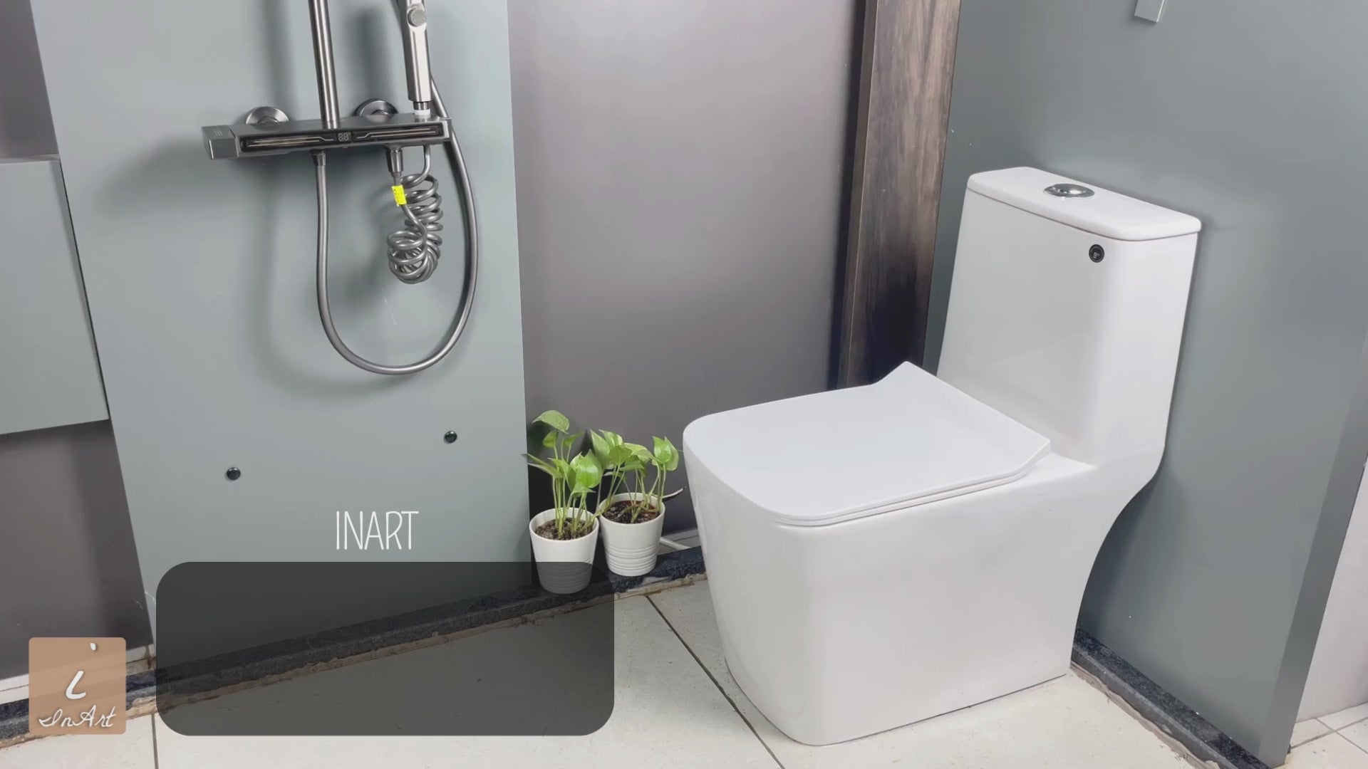 InArt Western Floor Mounted Rimless Syphonic One Piece Water Closet Eu