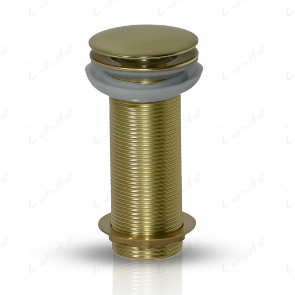 InArt Brass Full Threaded Pop Up Waste Coupling 32 MM 5", Brass Top (G ...