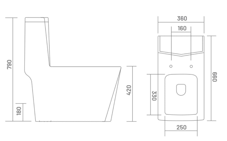 Seamless One Piece P-Trap Toilets for a Sleek Bathroom - Shop Now ...