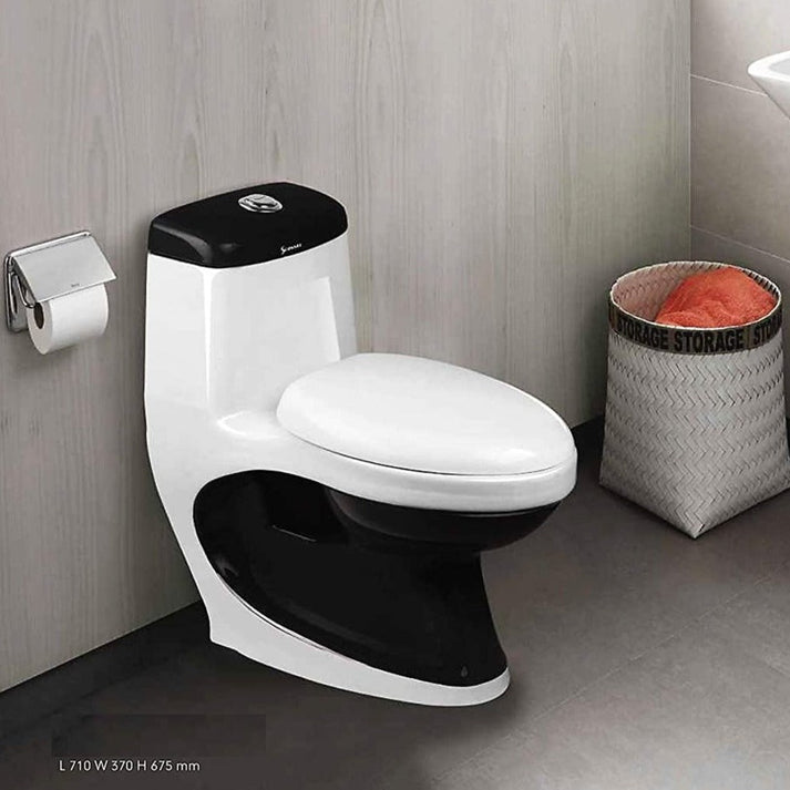 InArt Western Floor Mounted One Piece Water Closet European Ceramic We ...