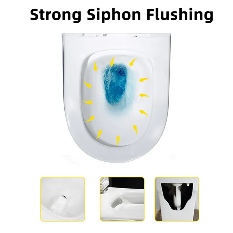 InArt One Piece Toilet Commode Rimless Syphonic - Ceramic Western Toil ...