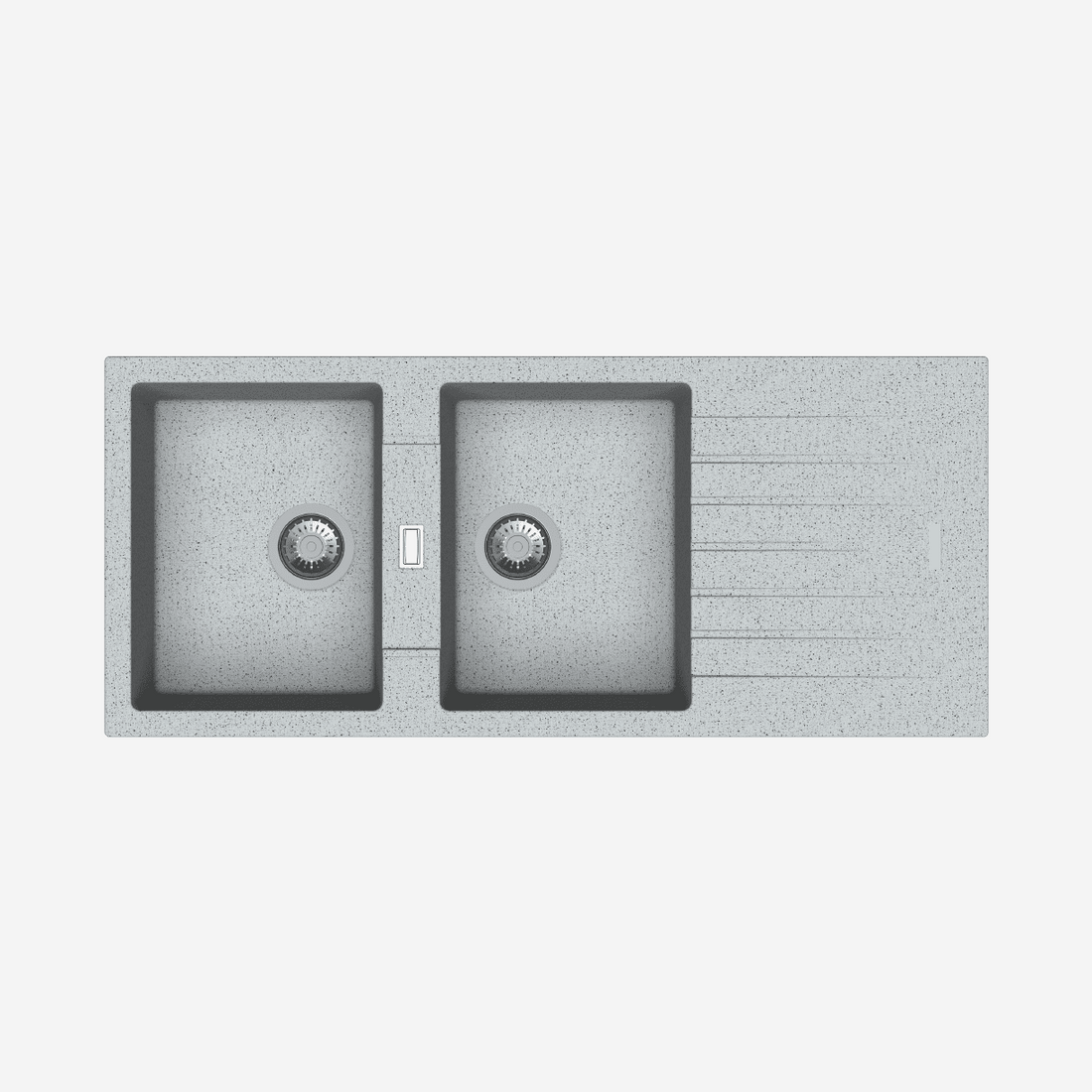 Carysil Granite Quartz Kitchen Sink - Double Bowl With Drainboard Tip ...