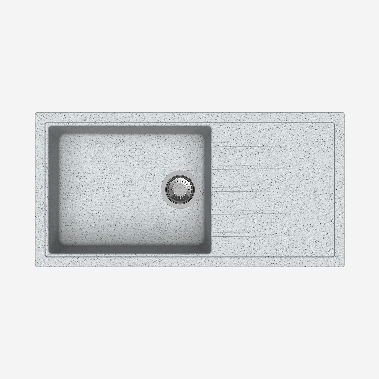 Carysil Granite Quartz Kitchen Sink - Single Bowl With Drainboard Viva ...